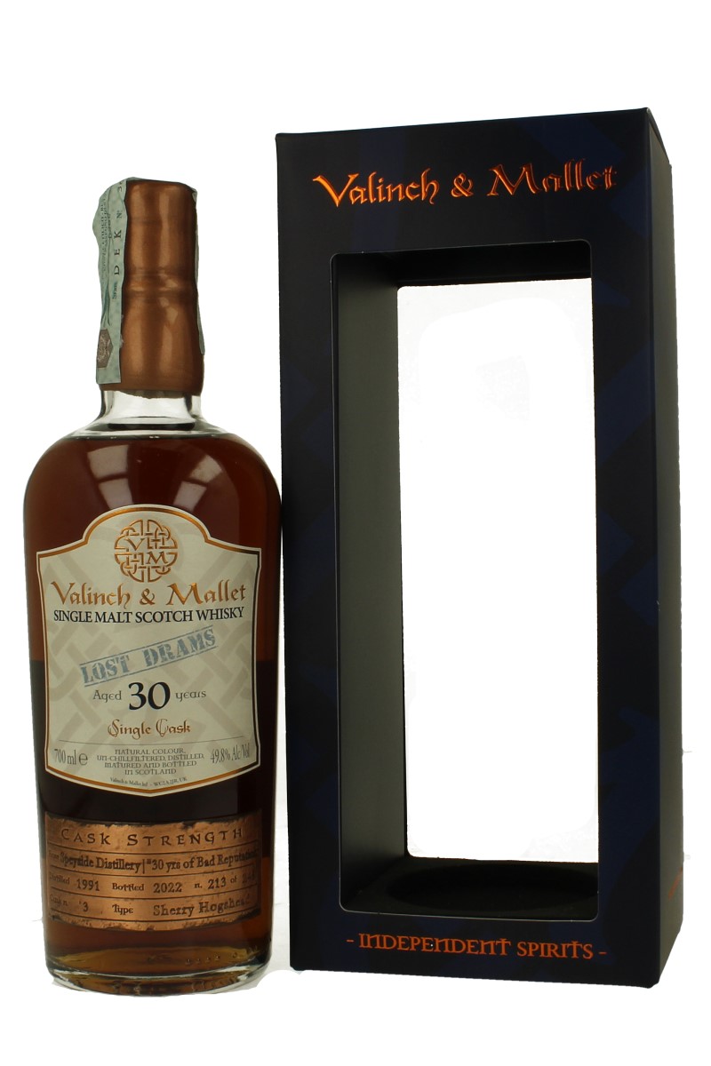 A Speyside Distillery 30 Years Old 1991 2022 70cl 49.8% Valinch ...