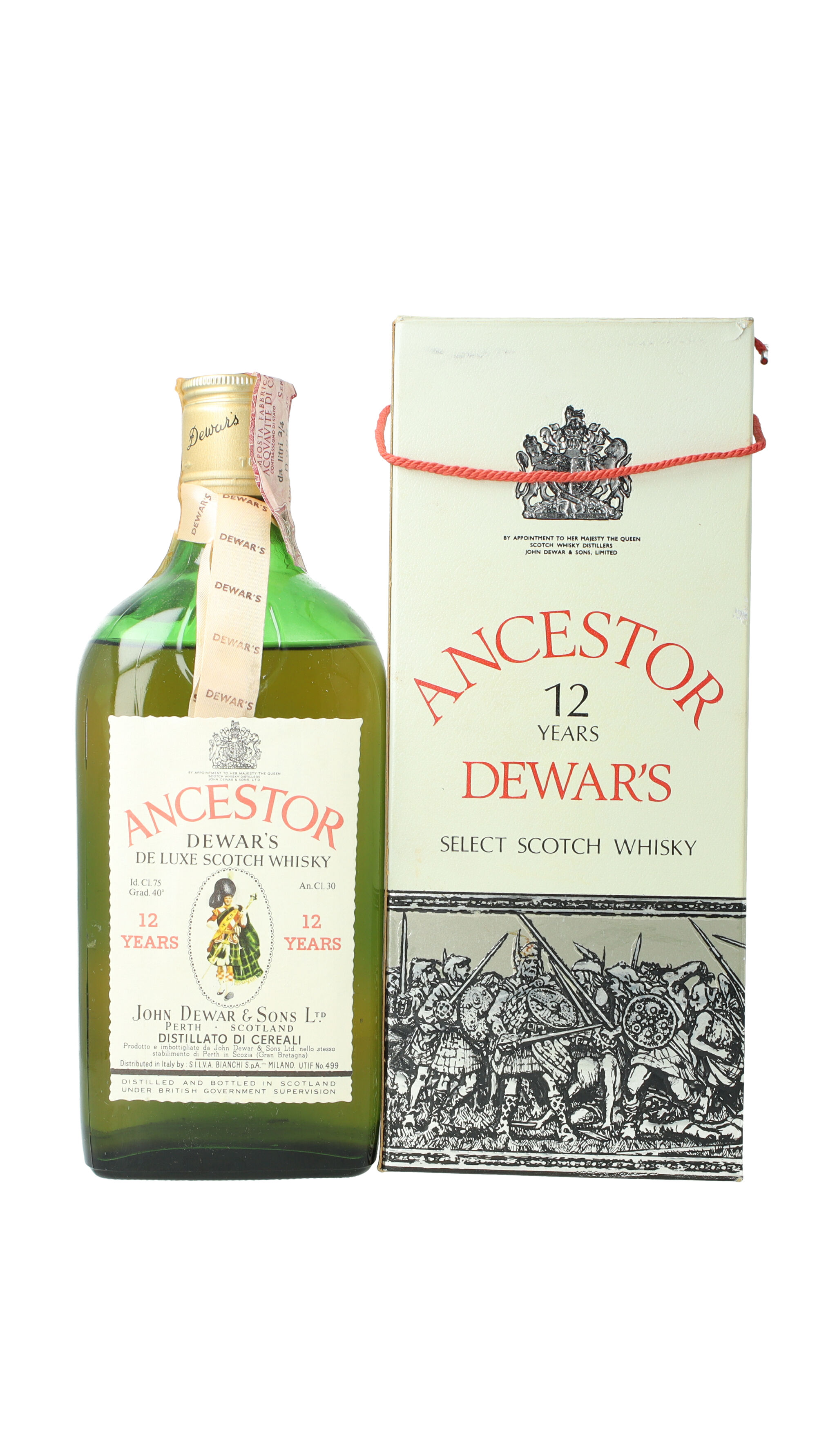 Ancestor Dewar Blended Scotch Whisky 12 year Old bottled around 1970 75cl 40% OB - - Products ...