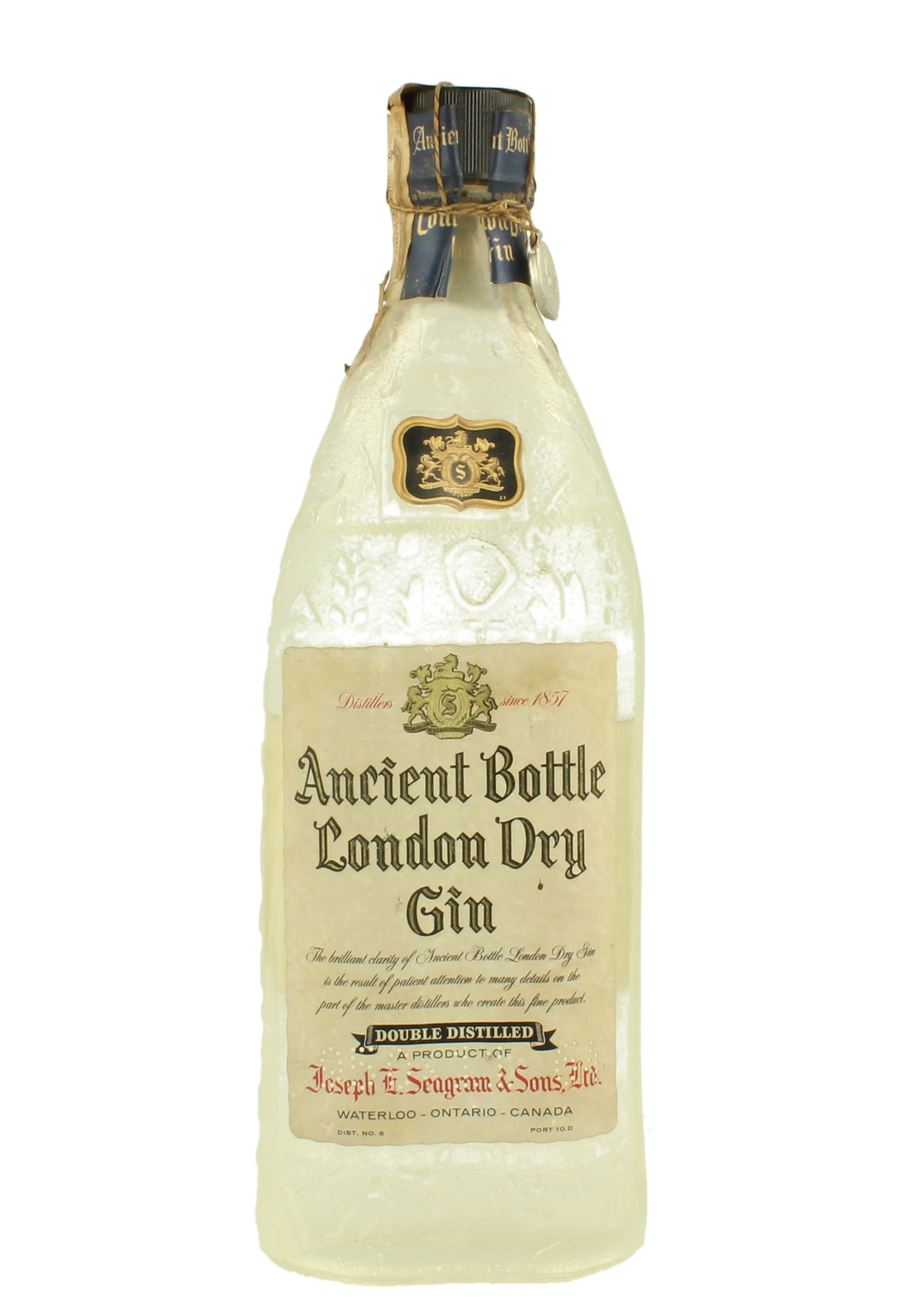 ANCIENT BOTTLE 75cl 43% - London Dry Gin - Products - Whisky Antique ...