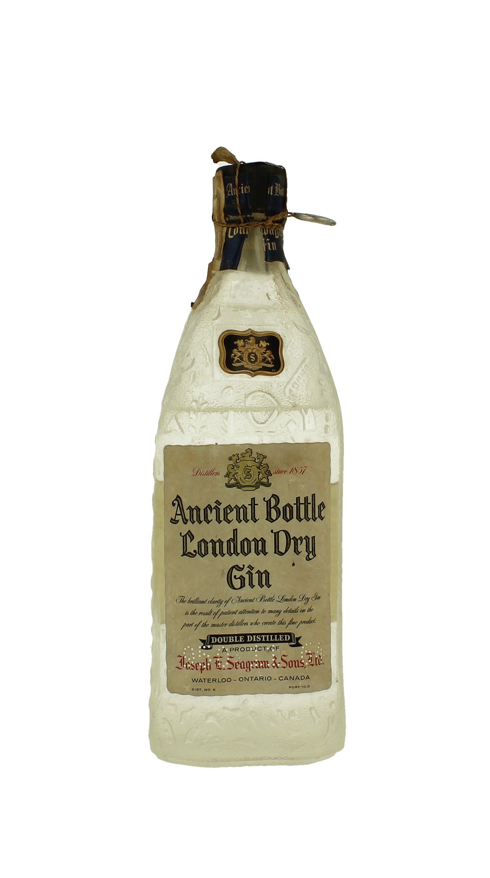 ANCIENT BOTTLE Bot.1950's 75cl 43% - London Dry Gin - Products - Whisky ...