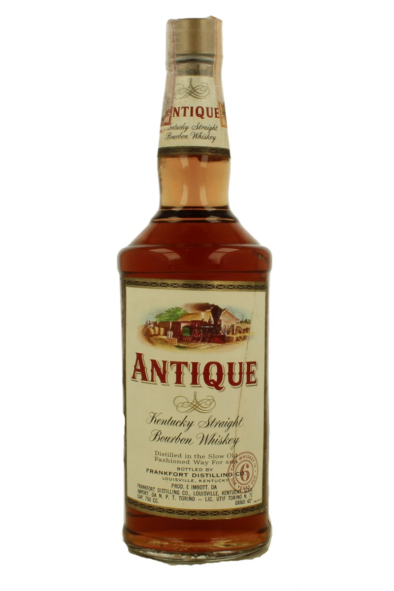 Antique Kentucky Straight Bourbon Whisky 6 Years Old - Bot.60's or 70's ...