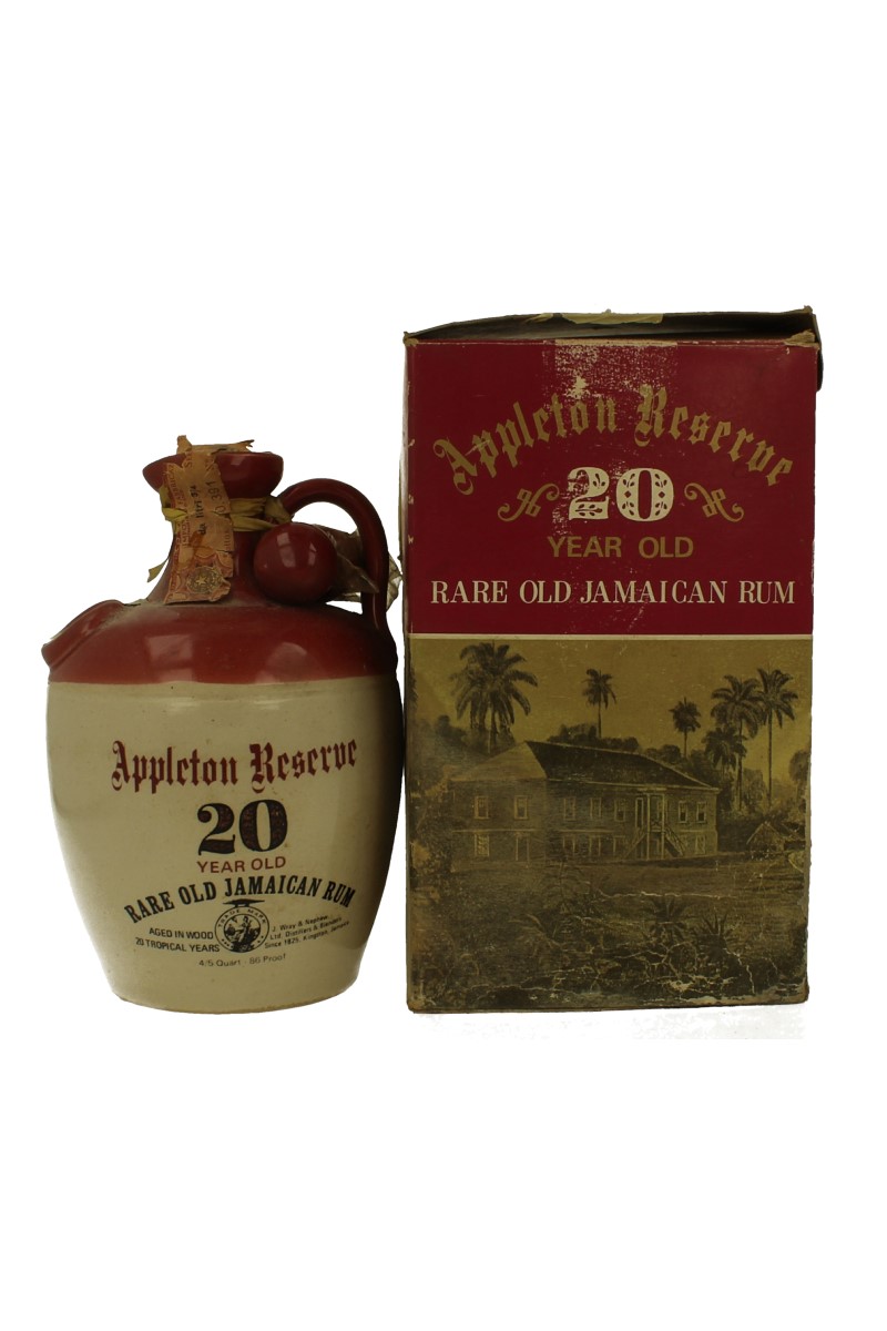APPLETON 20 years Old Bot. in the 60'S /70's 4/5 Quart 86 US-Proof OB ...