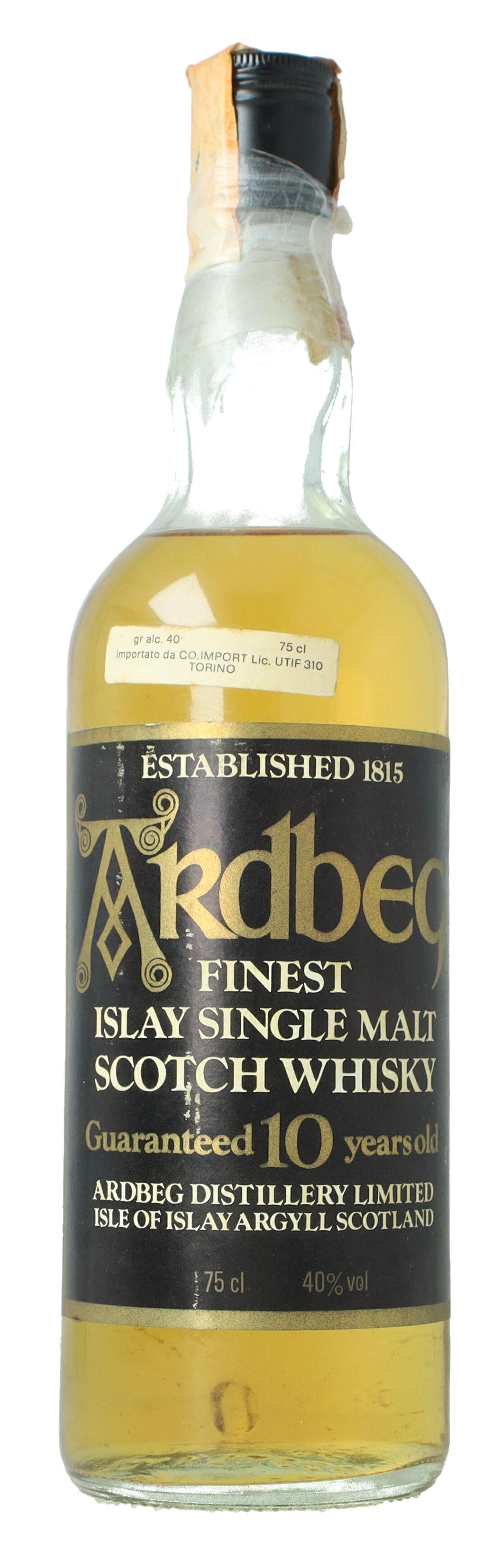 ARDBEG Islay Scotch Whisky 10 year old Bot. late 70's 75cl 40% OB ...