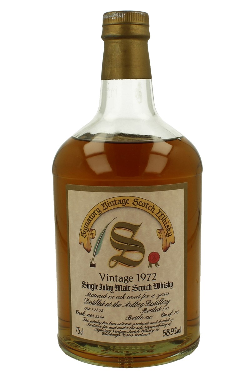 ARDBEG Islay Scotch Whisky 18 year old 1972 1991 75cl 58.9 % Signatory ...