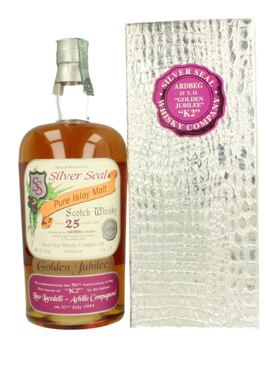 ARDBEG Islay Scotch Whisky 25 Year Old 1978 2004 150cl 46% Silver Seal ...