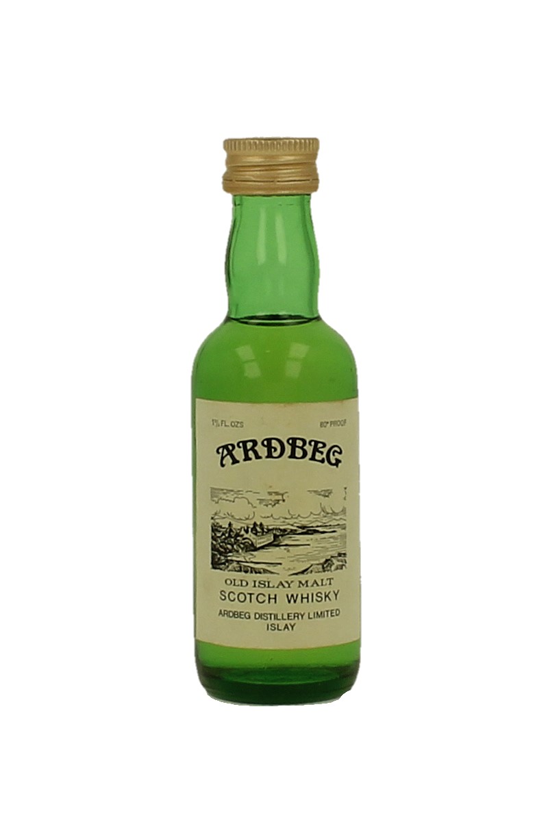Ardbeg miniature 5cl 40% - Products - Whisky Antique, Whisky & Spirits