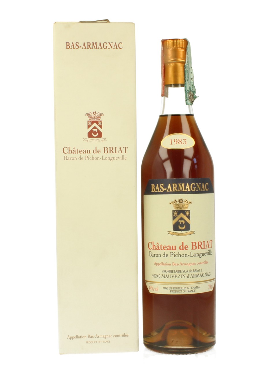 ARMAGNAC BRIAT 1983 70 CL 44 % - Products - Whisky Antique, Whisky ...