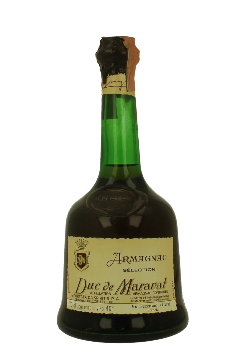ARMAGNAC Duc de Maravat Selection Bot.70's 75cl 40% - Prodotti - Whisky ...