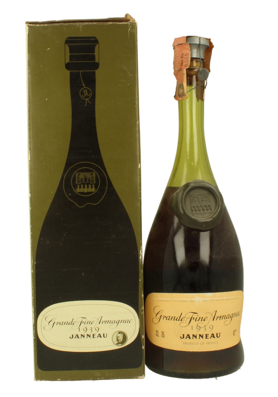 ARMAGNAC JANNEAU 1939 75CL 42% - Products - Whisky Antique, Whisky ...