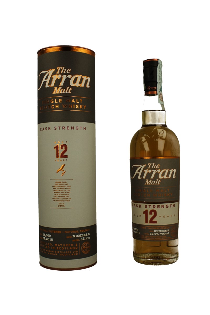 ARRAN 12 years old 2015 70cl 52.9% Ob- Cask strength limited edition ...