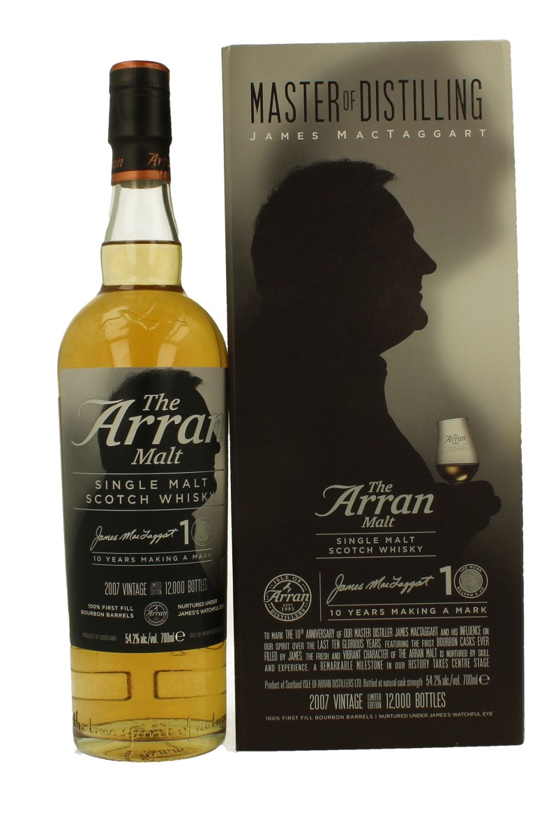 ARRAN Distilling Edition 2007 10 Year Old 70cl 54.2% LIMITED EDITION ...