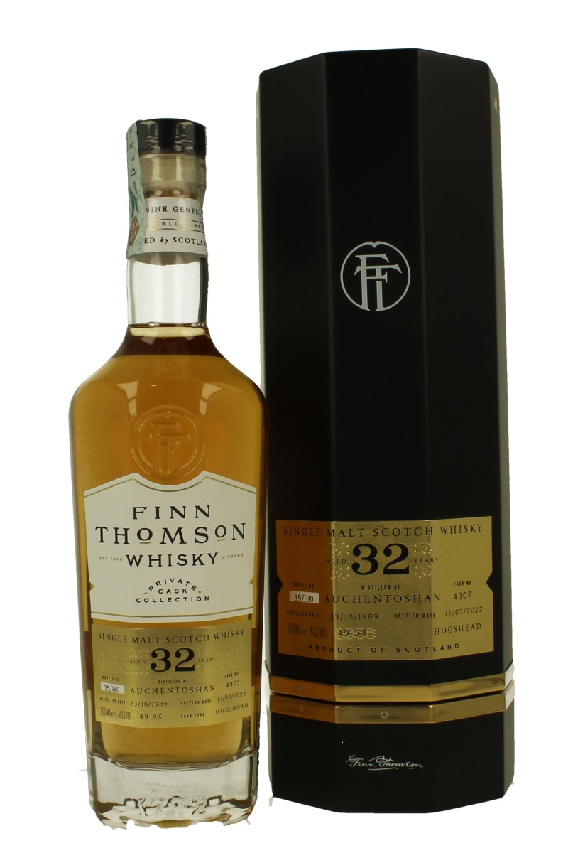 AUCHENTOSHAN 32 Years Old 1989 70cl 49.9% Finn Thompson - Products ...