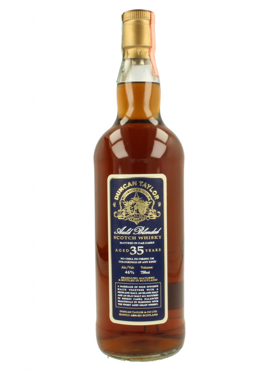 AULD BLENDED DUNCAN TAYLOR 35YO 75CL 46% MARRIAGE OF FOUR SPEYSIDE MALT ...