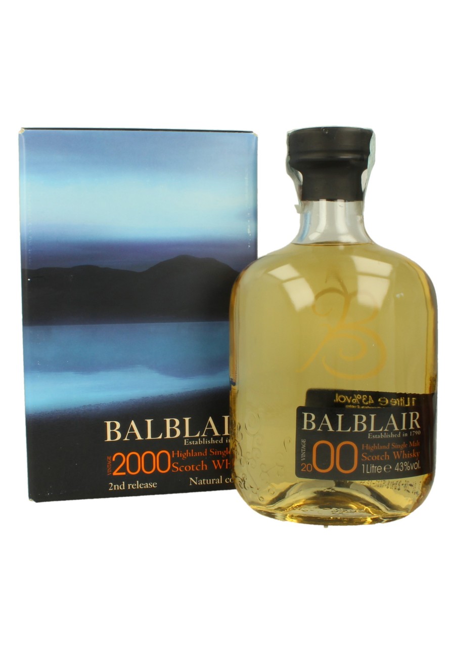 BALBLAIR 2000 2011 70cl 43% OB - 2nd Release - Products - Whisky ...