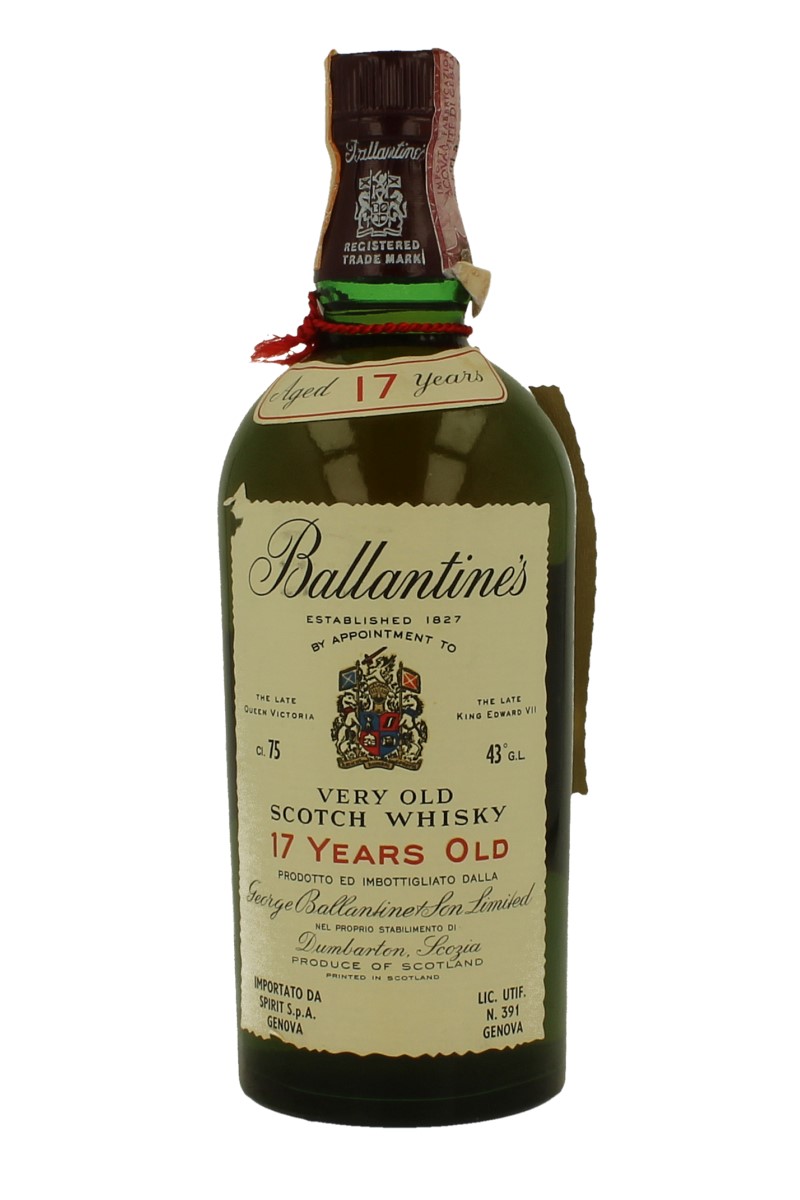 BALLANTINE'S 17yo Bot.1974 75cl 43% - Blended - Products - Whisky ...