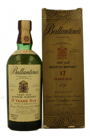 Ballantine's Scotch Whisky 17 Year Old - Bot. in The 70's 75cl 43% OB- - Products - Whisky ...