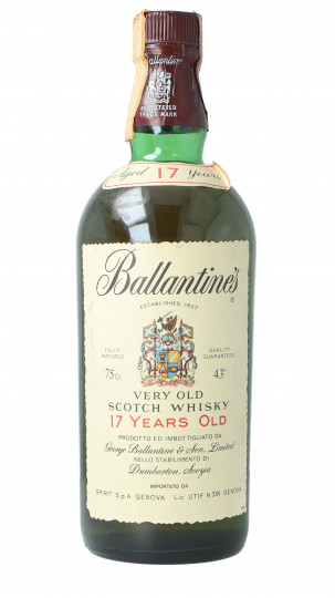 Ballantines Blended Scotch Whisky 17 year Old Bottled around 1970-1980 75cl 43% OB - Products ...