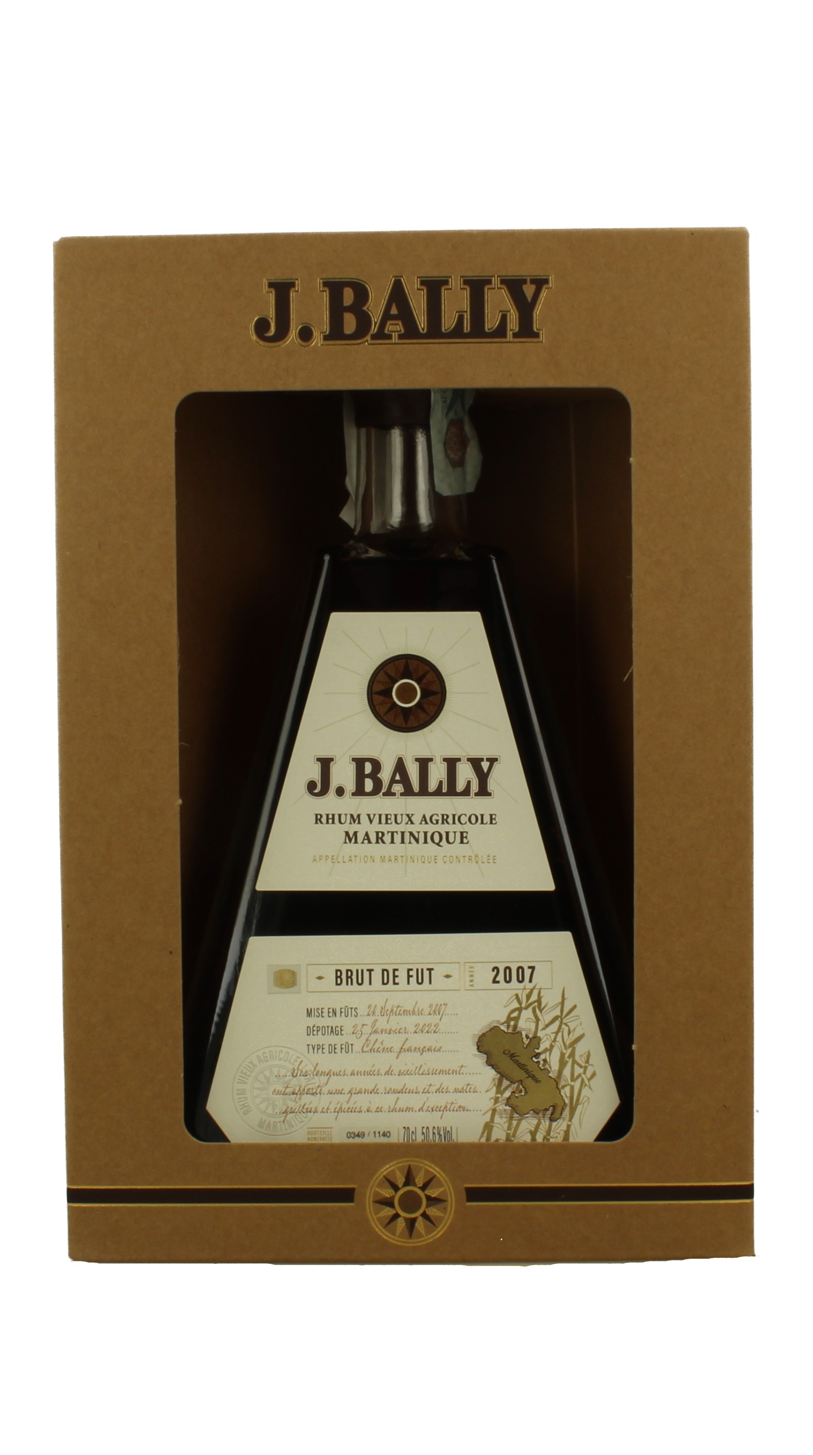 BALLY Pyramide Brut de Fute 2007 2022 70cl 50.6% - Products - Whisky Antique, Whisky & Spirits