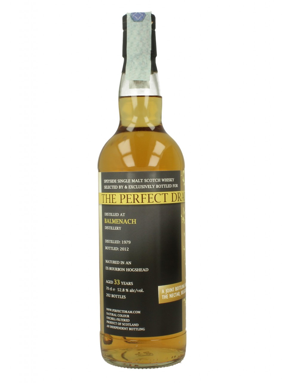 Balmenach Single Malt Scotch Whisky 33yo 1979 2012 52.8% The Perfect ...