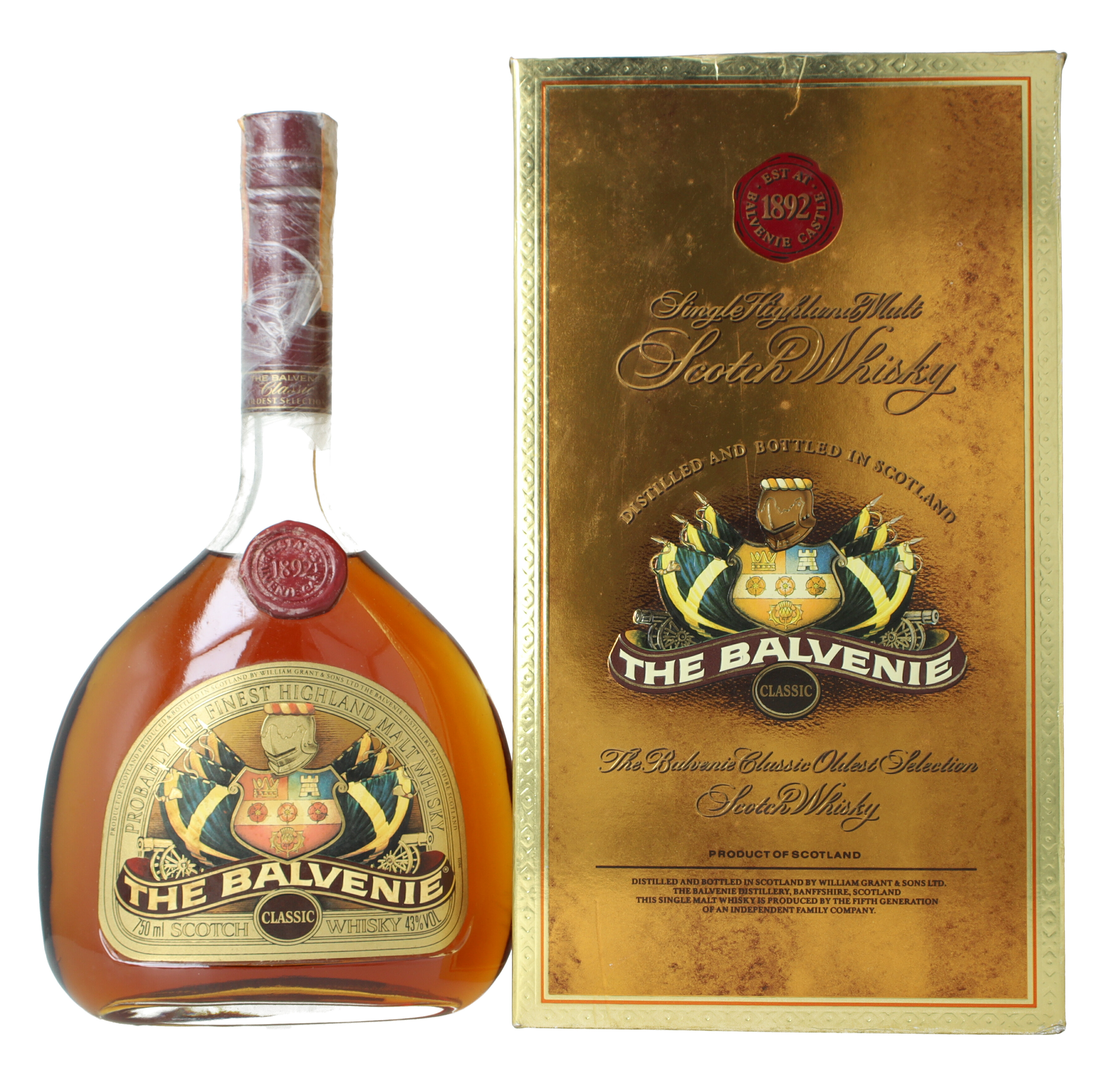 Balvenie Speyside Scotch Whisky 1980 Circa 75cl 43% OB- Classic - Products - Whisky Antique ...