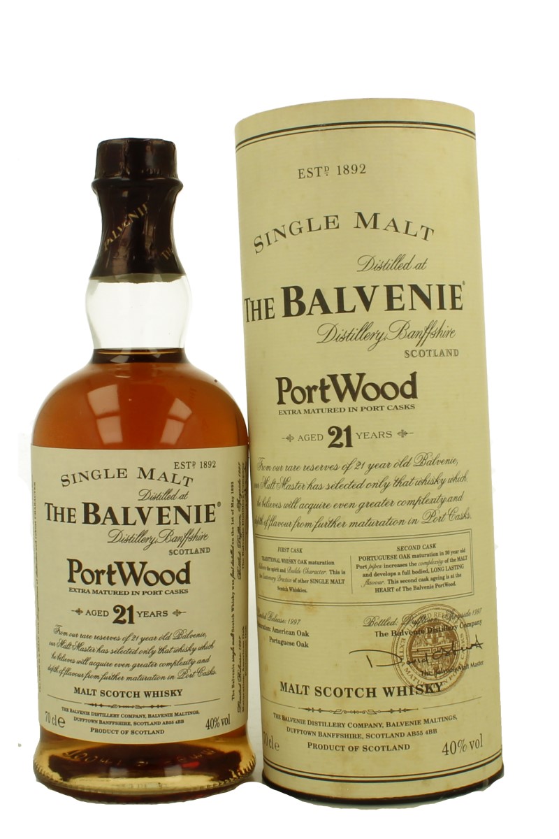 Balvenie Speyside Scotch Whisky 21 years Old 70cl 40% OB-Port Wood - Products - Whisky Antique ...
