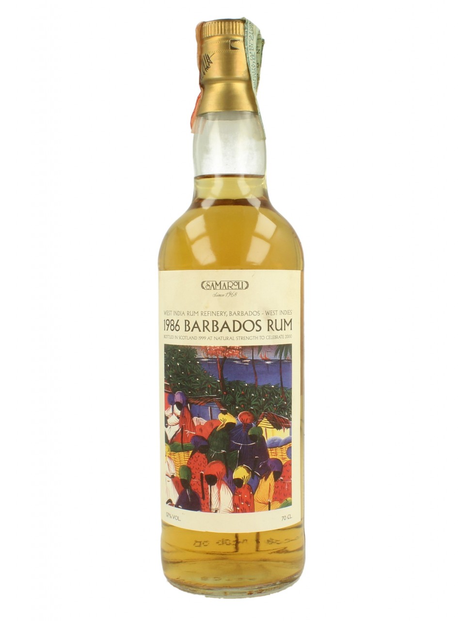 BARBADOS Rum 1986 70cl 57% Samaroli - Products - Whisky Antique, Whisky ...