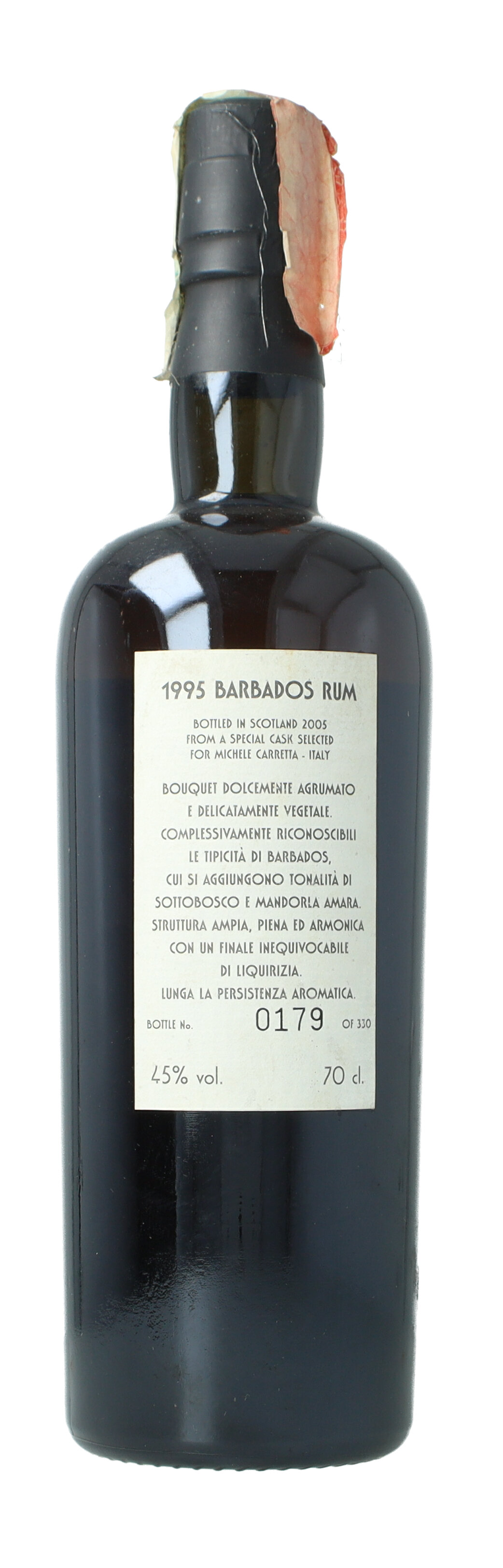 Barbados Rum 1995 2005 70cl 45% Samaroli - no box - Products - Whisky ...