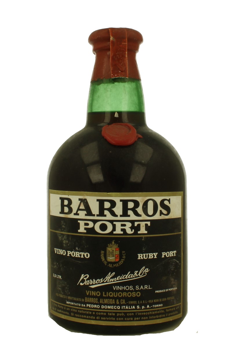 Barros Port Ruby - Bot.70's-80's 200cl 20% Magnum 2 Litres - Products - Whisky Antique, Whisky ...