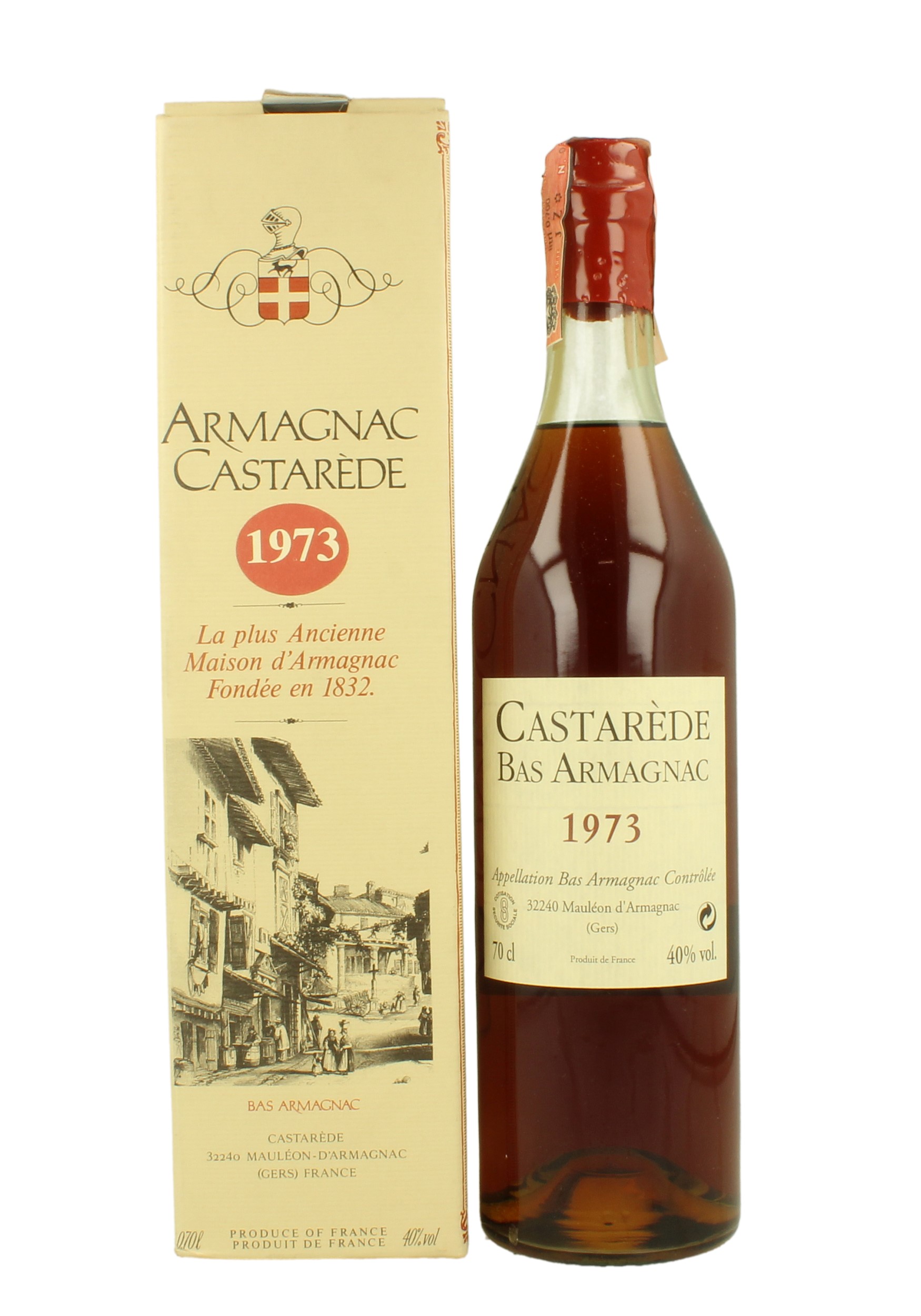 BAS ARMAGNAC CASTAREDE 1973 70 CL 40 % - Products - Whisky Antique ...