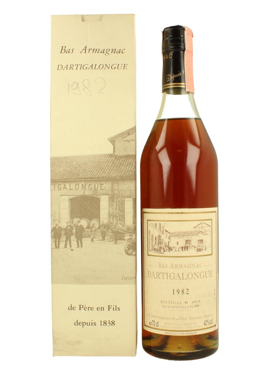 BAS ARMAGNAC DARTIGALONGUE 1982 1999 70 CL 40 % - Products - Whisky ...