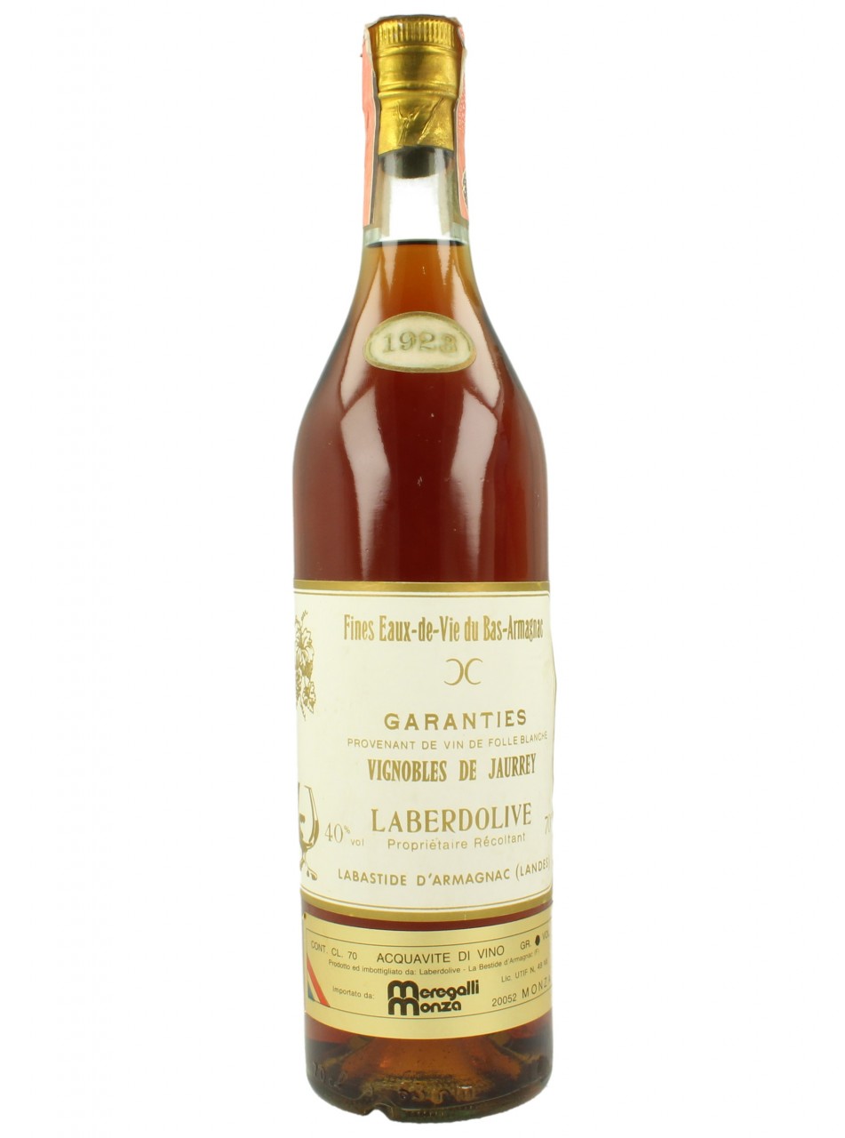 BAS ARMAGNAC LABERDOLIVE 1923 70CL 40% VERY VERY RARE - Products ...