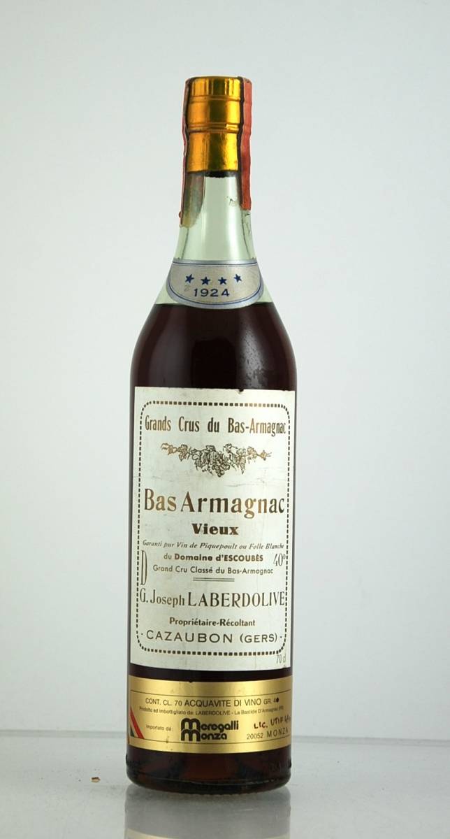 BAS ARMAGNAC LABERDOLIVE 1924 70CL 40% - Products - Whisky Antique ...