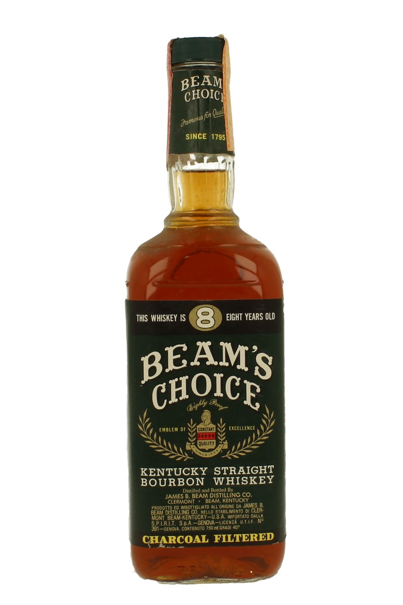 BEAM'S Black Label 8 years old Bot 70-80's 75cl 40% James Beam ...