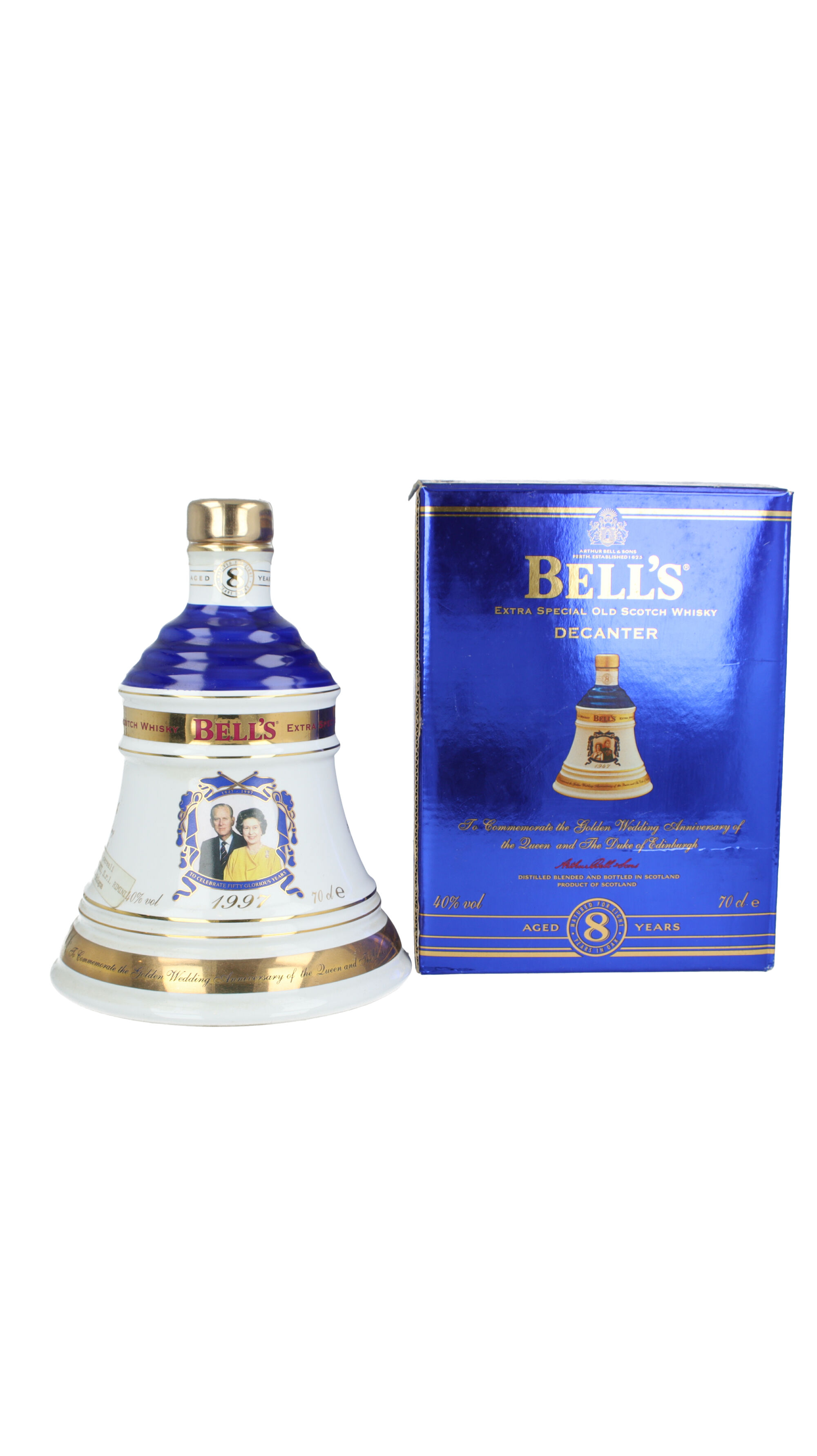 BELL'S Blended Scotch Whisky 8 years old 70cl 40% Golden Wedding ...