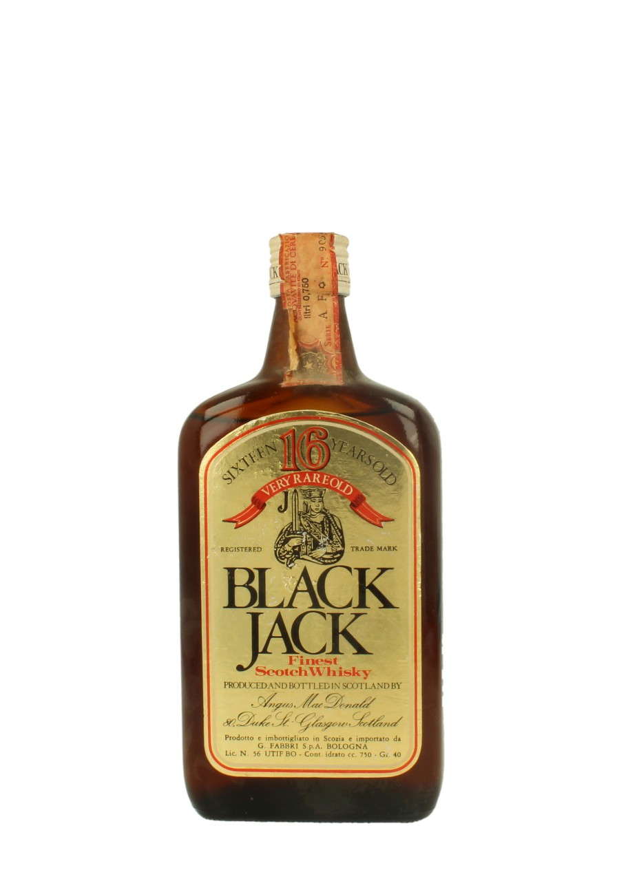 BLACK JACK 16yo Bot.80's 75cl 40% Angus Mac Donald - Blended - Products ...