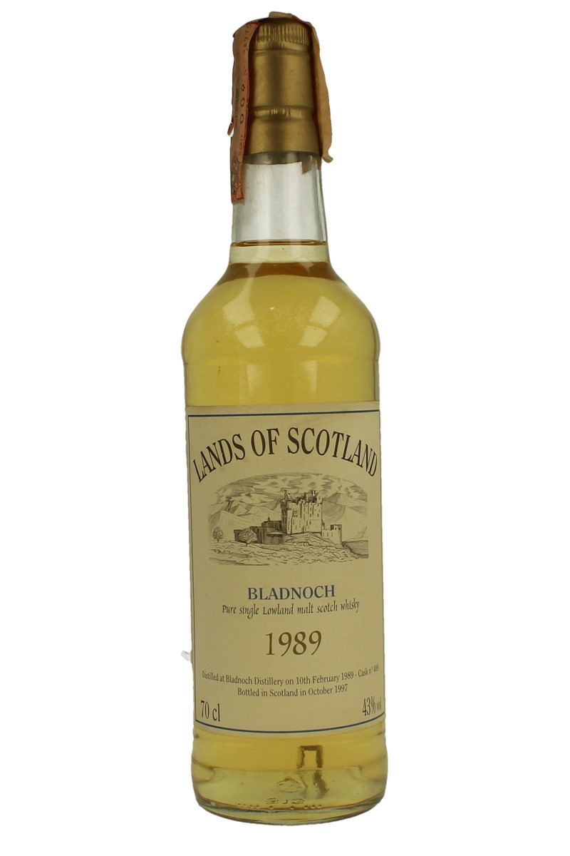 BLADNOCH 1989 1997 70cl 43% Lands of Scotland - Products - Whisky ...