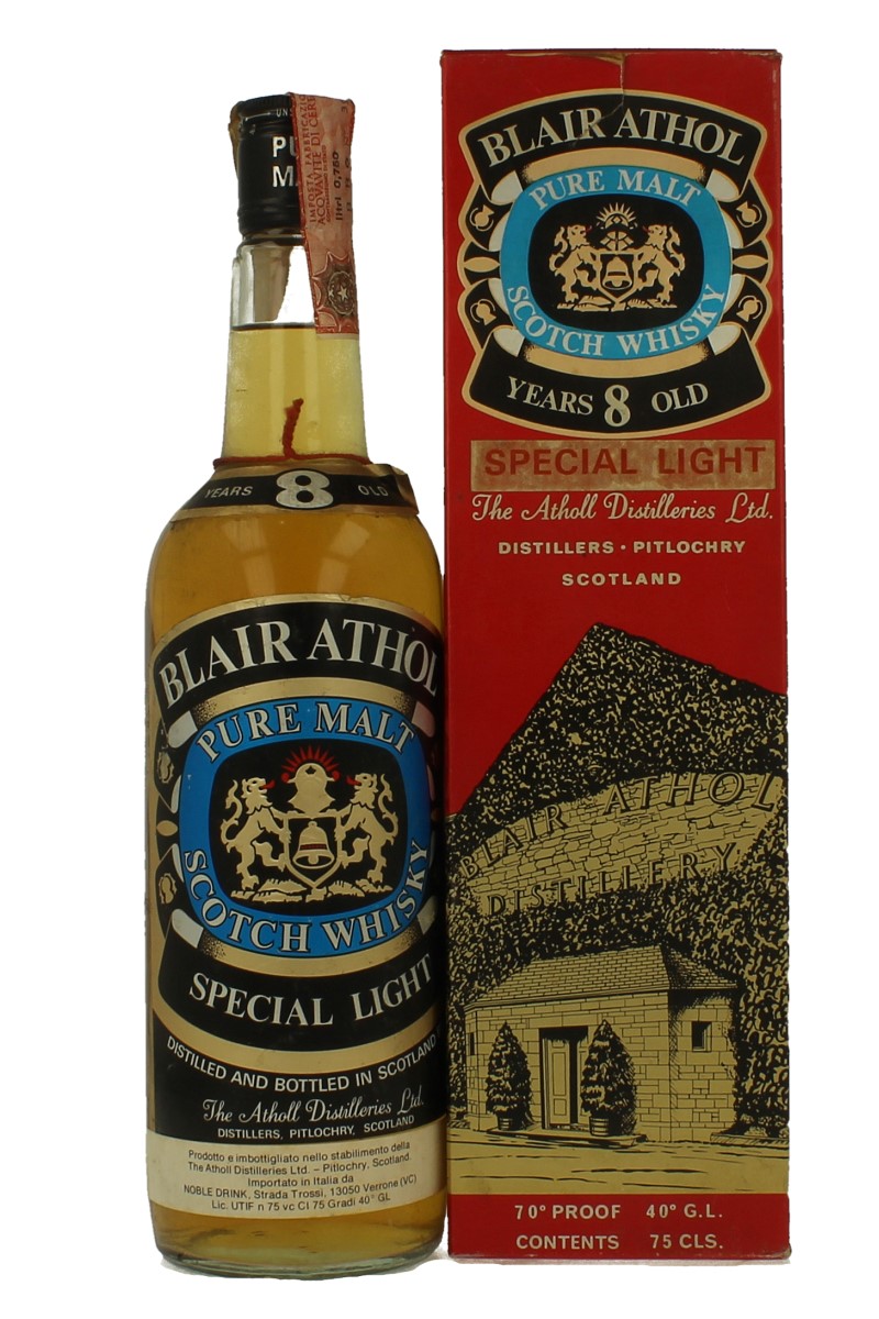 BLAIR ATHOL 8yo - Bot.70-80's 75cl 40% OB - Special Light - Products ...