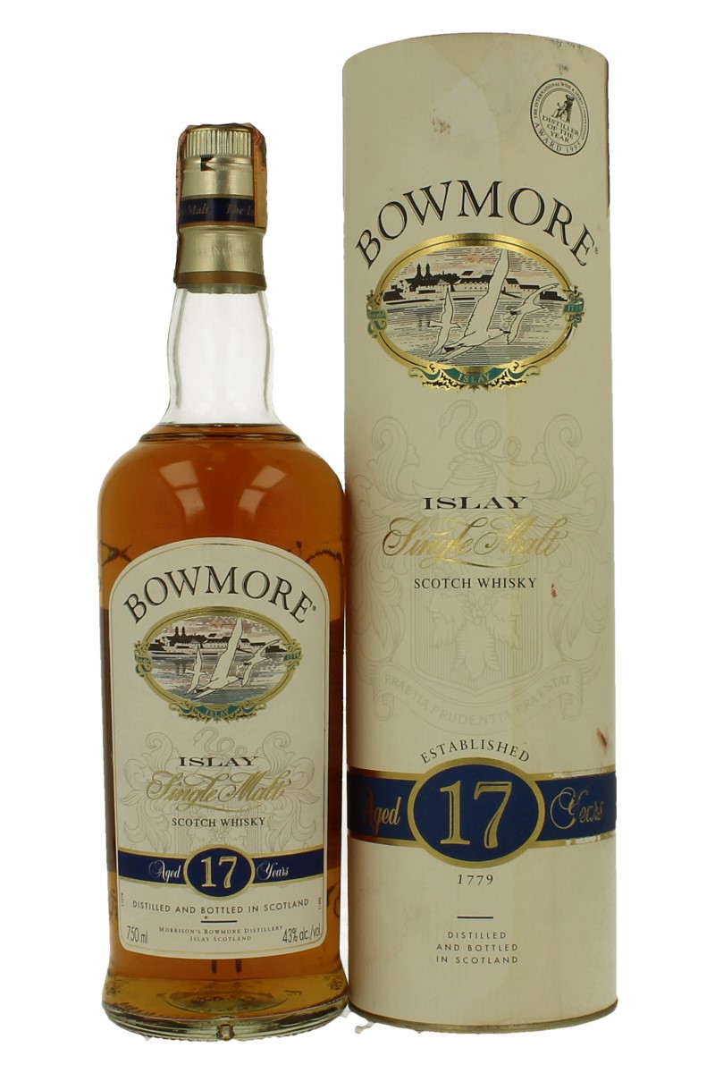 BOWMORE 17 years old Bot in The 90's early 2000 70cl 43% - Products ...