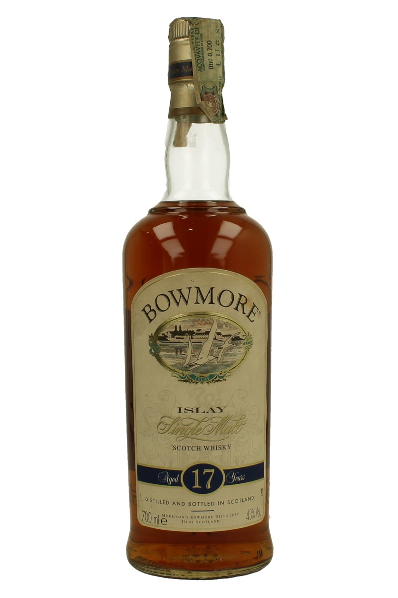 BOWMORE 17 YO BOTTLED IN THE 90'S EARLY 2000 70 CL 43% OB Bottle ...