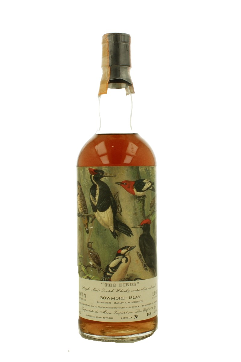 Bowmore 1974 1990 75cl 43% Moon Import-The Birds Silvano Samaroli ...