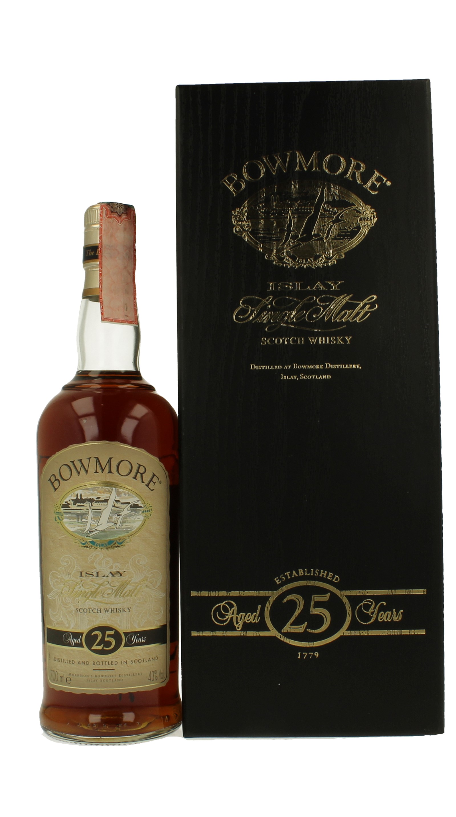 BOWMORE 25 Years Old Bot.Late 90's early 2000 70cl 43% - Products ...