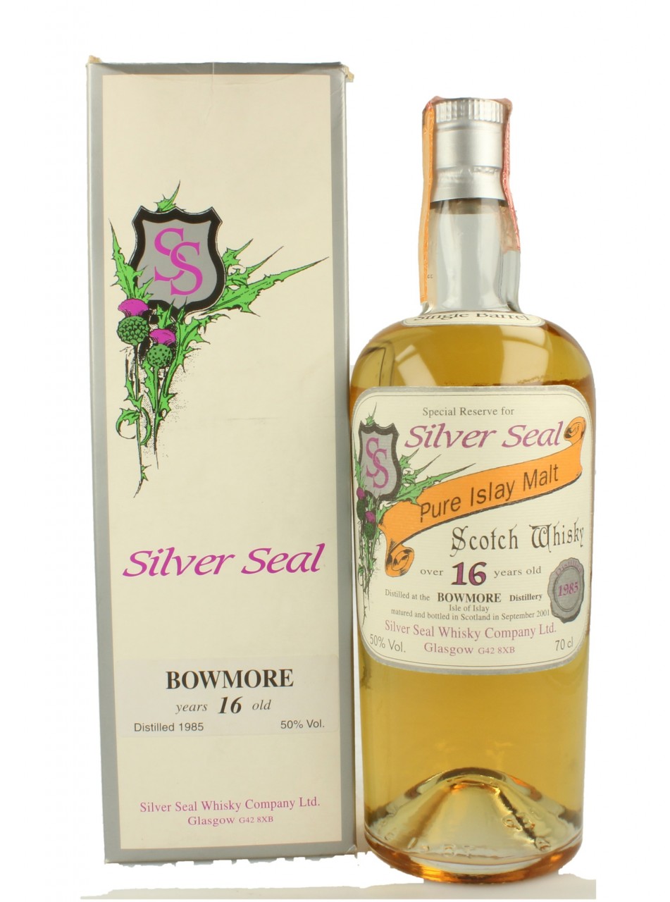 Bowmore Islay Scotch Whisky 16 Year Old 1985 2001 70cl 50% SILVER SEAL ...