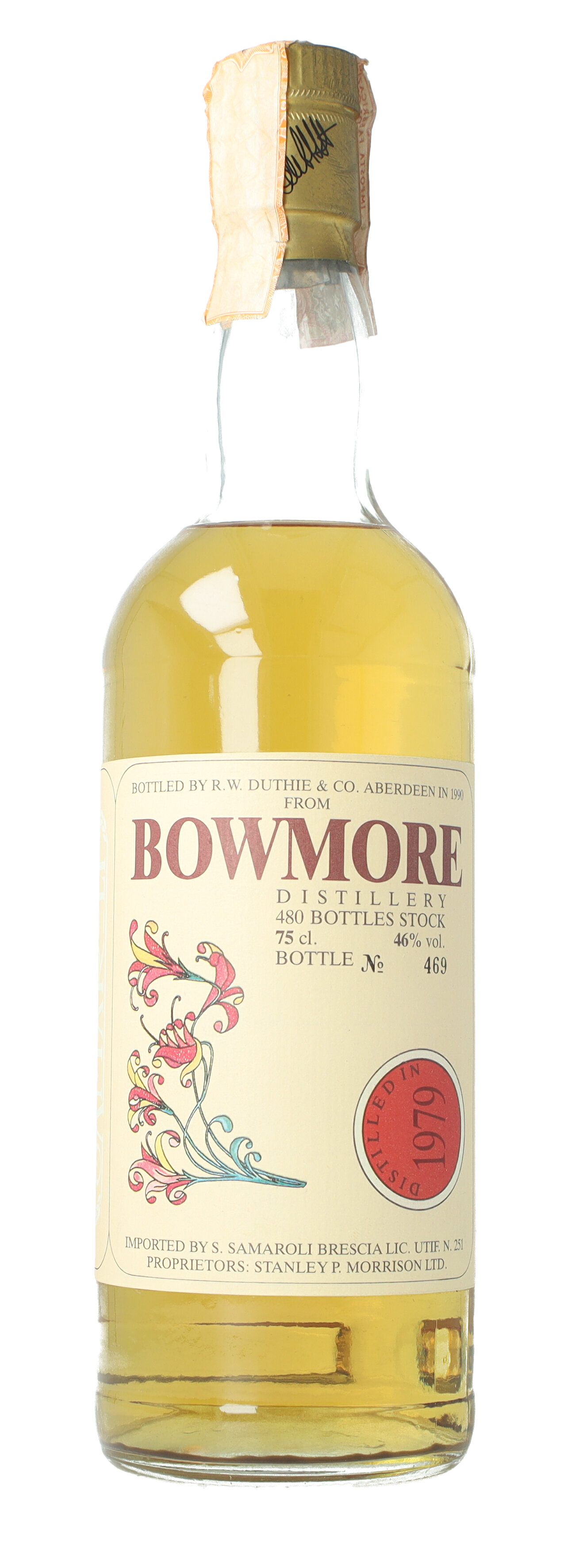 Bowmore Islay Scotch Whisky 1979 1990 75cl 46% Samaroli - Products ...