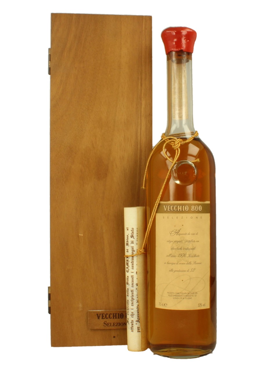 BRANDY VECCHIO 800 1976 75 CL 53 % - Products - Whisky Antique, Whisky ...