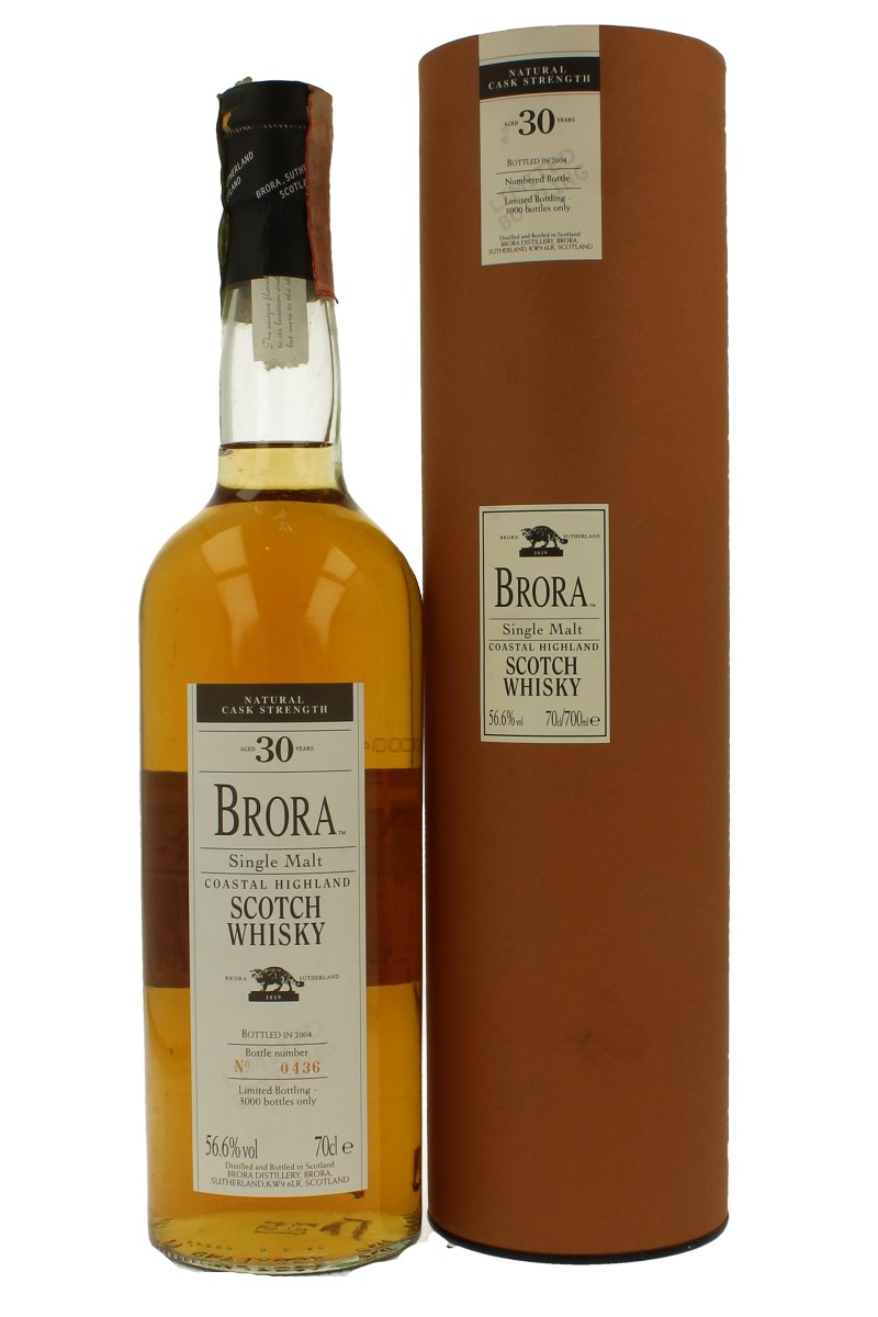 BRORA 30yo edition 2004 70cl 56.6% OB Limited bottling 3000 bts ...