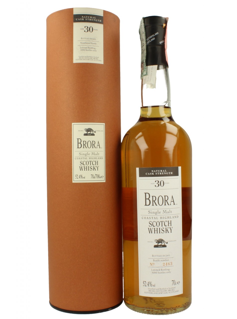Brora Highland Scotch Whisky 30 year old Bot.2002 52.4% OB - 1st ...