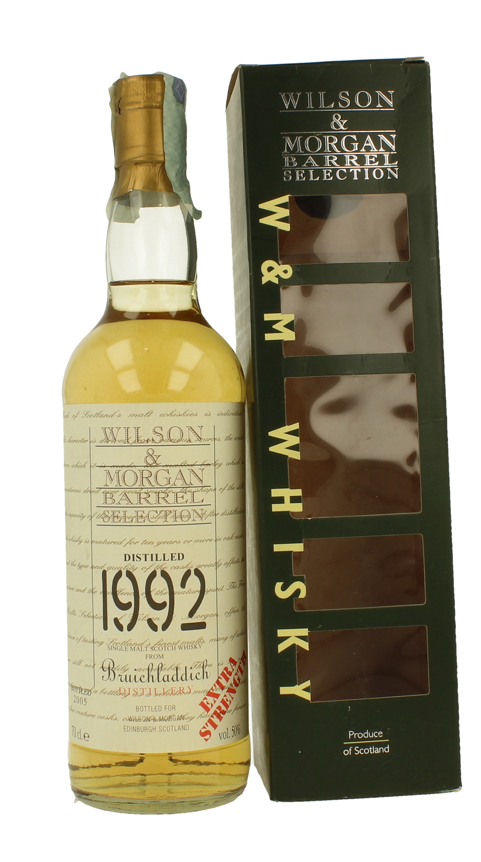 BRUICHLADDICH 1992 2005 70cl 50% Wilson & Morgan - Extra Strenght ...