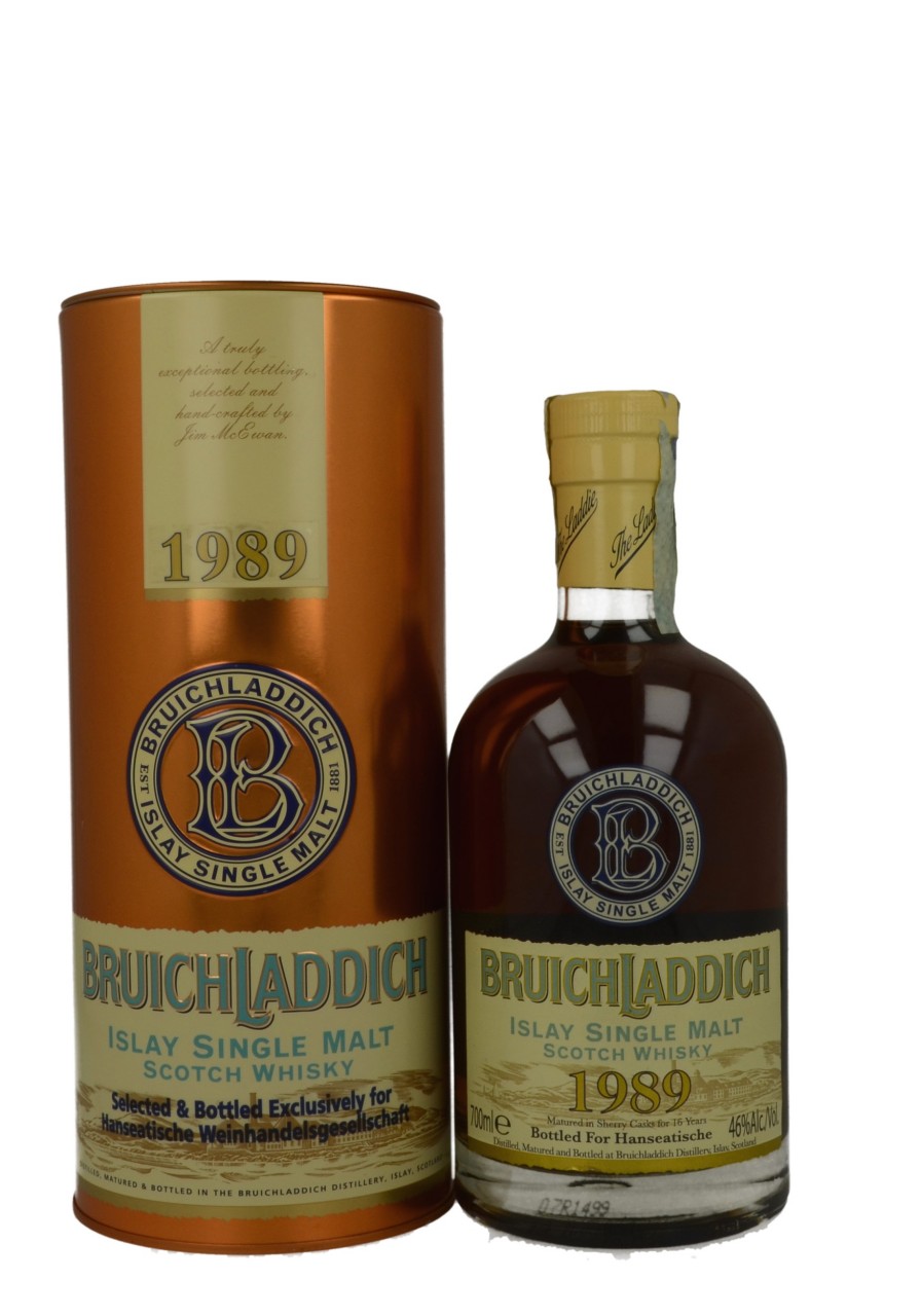 Bruichladdich Islay Scotch Whisky 16yo 1989 70cl 46% OB - for ...