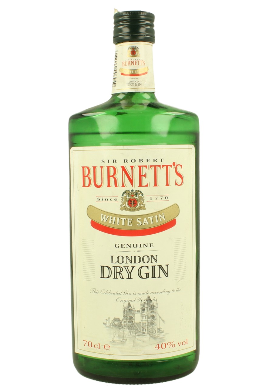 BURNETT'S Gin Bot.90/00's 70cl 40% - Products - Whisky Antique, Whisky ...