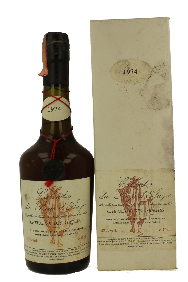 CALVADOS DU PAYS D'AUGE Chevalier Des Touches 1974 70cl 42% Drouin ...